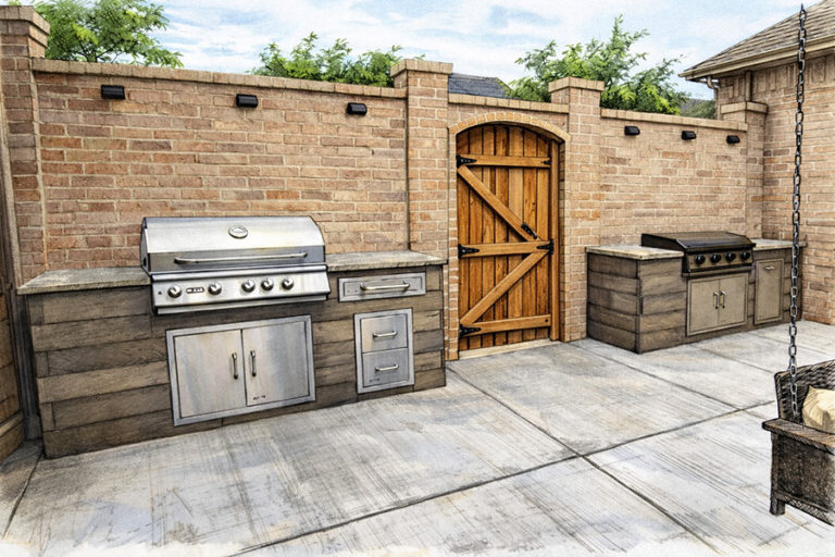 Outdoor Kitchen Construction - Sunset Outdoor - Amarillo, TX